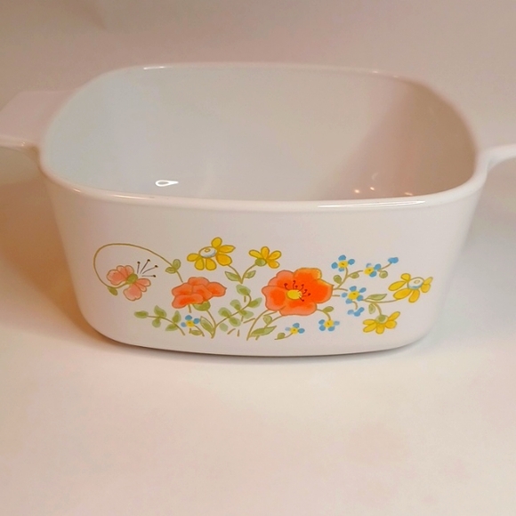 Corningware | Kitchen | Corningware Wildflower Poppy 12 Quart Casserole ...